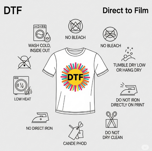 1. DTF Care Instructions – Keep Prints Vibrant -DTF Transfer – Fast DTF Transfer