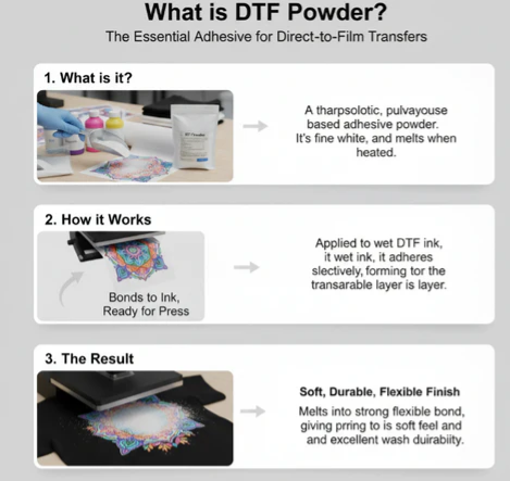 1. What Is DTF Powder and How It Works in DTF Printing Process