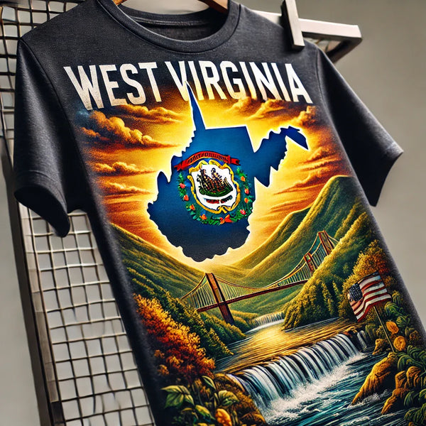 West Virginia Transfer - Premium Custom Apparel Transfers – Fast DTF ...